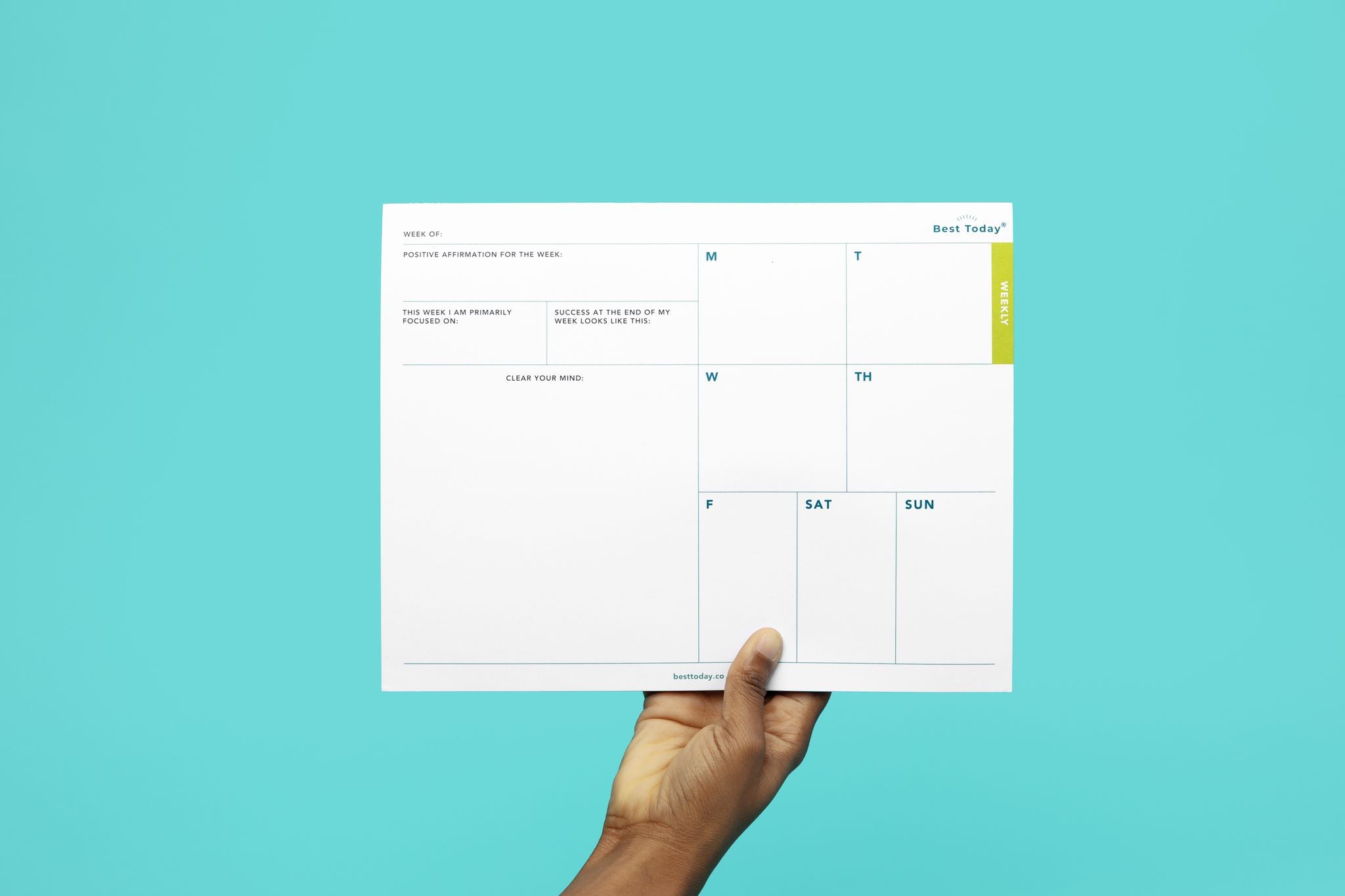 Weekly Preview Planning Pads – The Best Today Brand